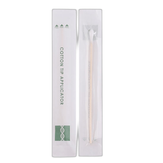 Medinis pagaliukas su medvilne 2,5 mm, sterilus, 15 cm ilgio, 50 vnt ...