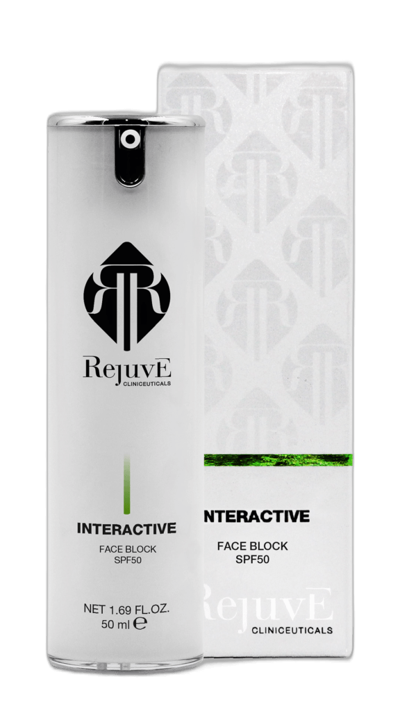 Rejuve Interactive Clear Face Block SPF50 apsauginis kremas nuo saulės ...